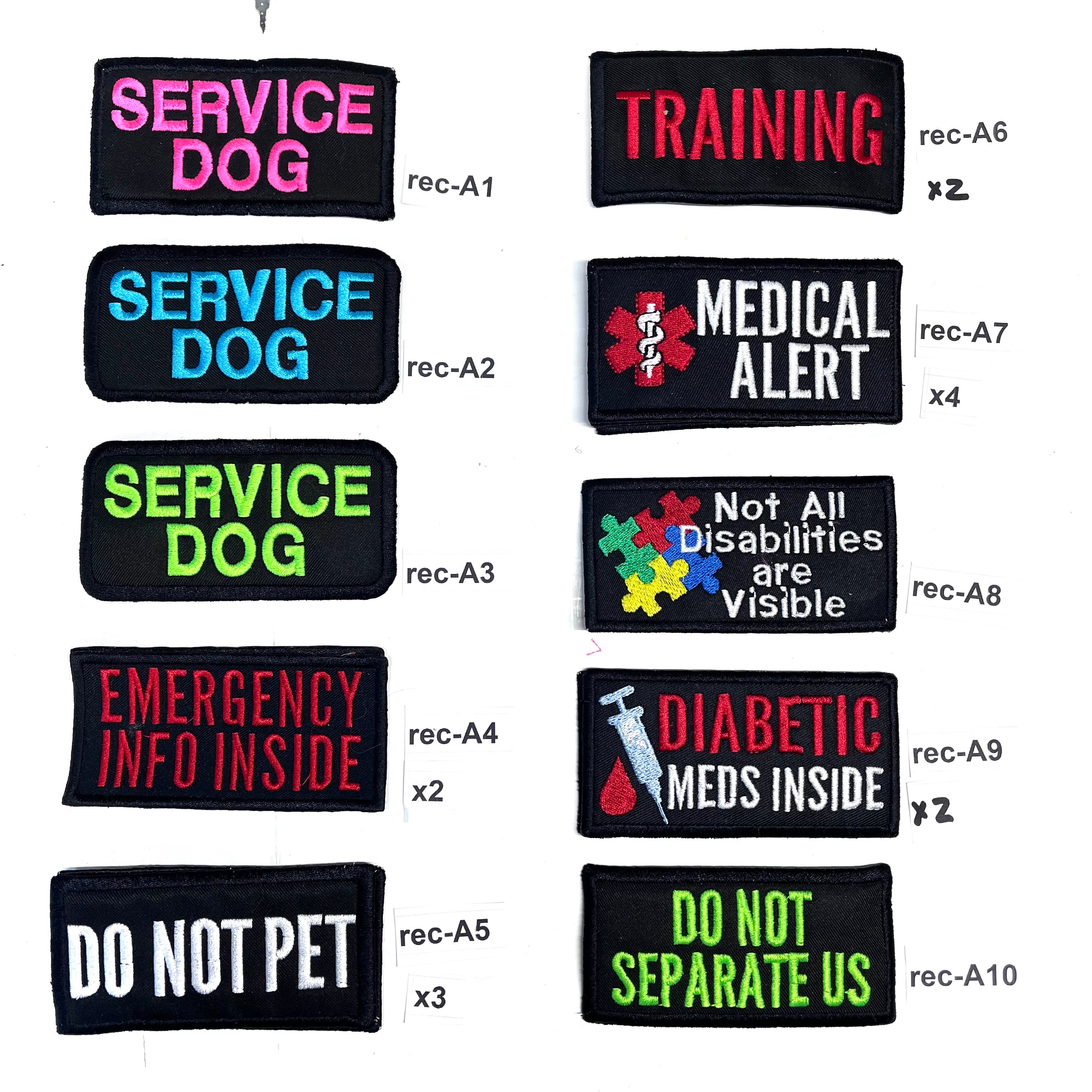 Service Dog Patches – River Dog Gear