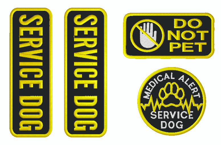 Service Dog Patch Set – River Dog Gear