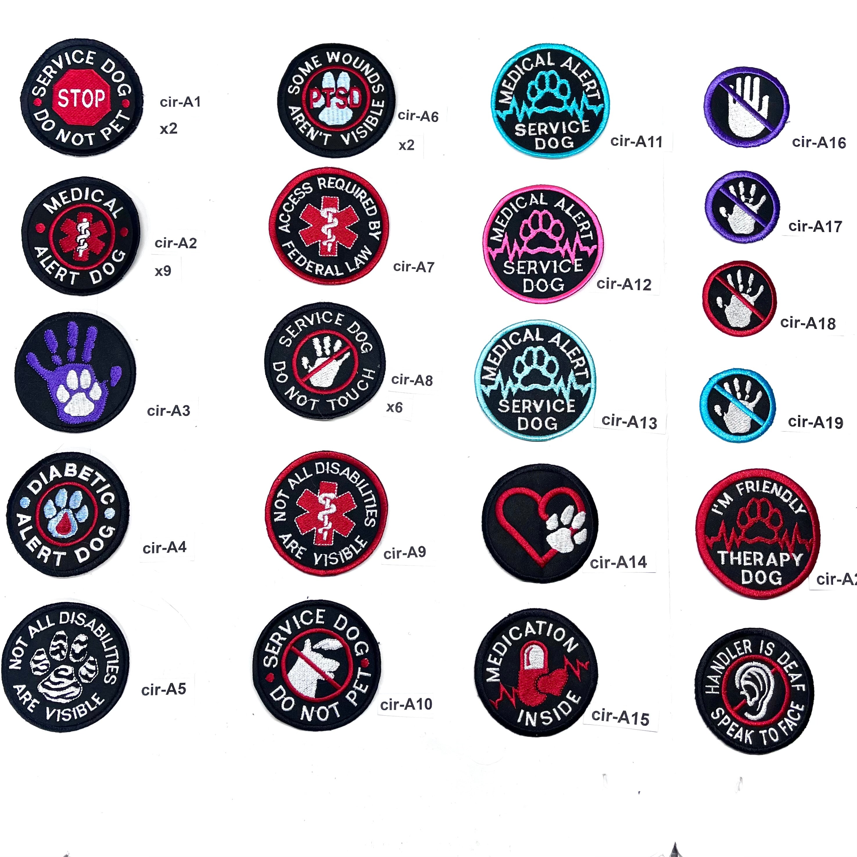 Service Dog Patches – River Dog Gear